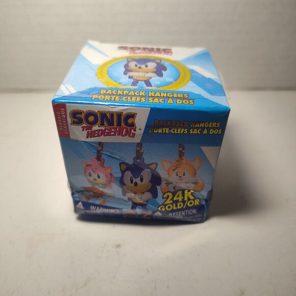 Toys | Sonic The Hedgehog Backpack Hangers Blind Box 24k Gold Edition ...